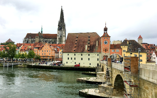 The Old Town Of Regensburg